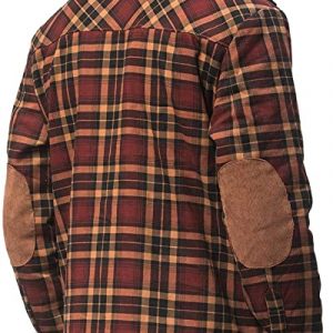 Mr.Stream Men’s Hooded Coat Casual Thicken Long Sleeve Plaid Work ...